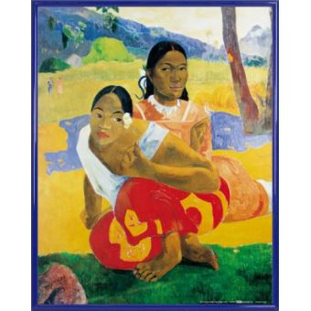 Poster Reproduction Encadré: Paul Gauguin - Quand Te Maries-Tu? Nafea ...