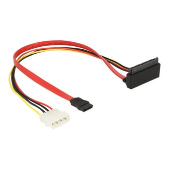 Delock - Câble SATA - Serial ATA 150/300/600 - alimentation interne 4 ...