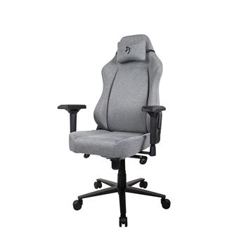 Chaise gaming Arozzi Primo - Tissu tissé - Gris - Logo noir - Achat ...