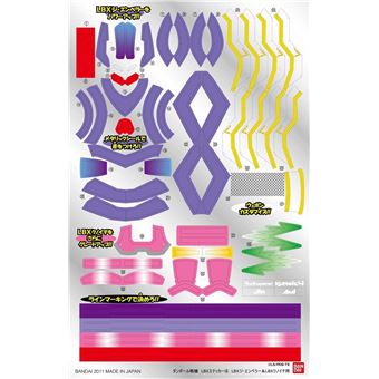 Cardboard Fighter Lbx Sticker 4 For Lbx The Emperor & Lbx Knoichi ...