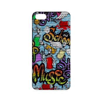 Coque Rigide Compatible Pour Iphone Se Graffiti Street Art Coque Et Tui T L Phone Mobile