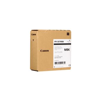 Canon PFI-307 MBK - 330 ml - noir mat - original - réservoir d'encre - pour imagePROGRAF iPF830 ...