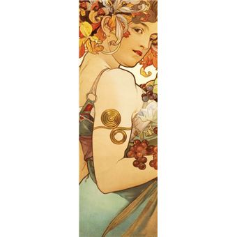 Alphonse Mucha Poster Reproduction - Fruits, 1897 (158x53 cm) - Achat ...