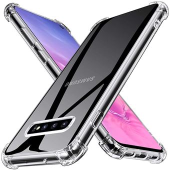 Coque Silicone pour Samsung S10 Plus Etui de Protection Transparent ...