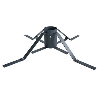 Pied de sapin 4 pieds fer plat anthracite tube 13 cm - Luminaires ...