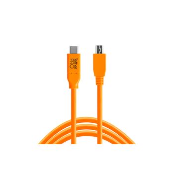TETHER TOOLS câble usbc vers micro usb b 2.0 5 pins tetherpro cuc2515 ...