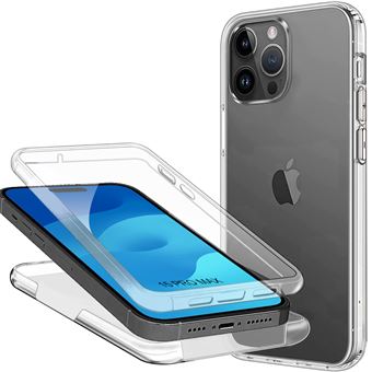 Coque Intégrale pour iPhone 15 Pro - Antichoc Protection Transparente ...