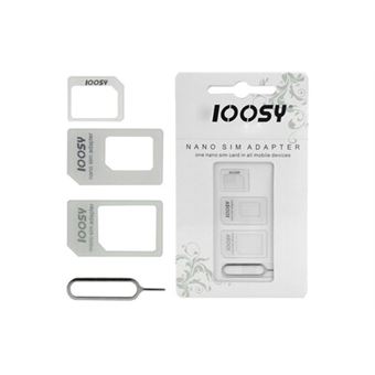 C63 kit adaptateur carte sim 4 en 1 l'adaptateur nano/micro sim pour ...