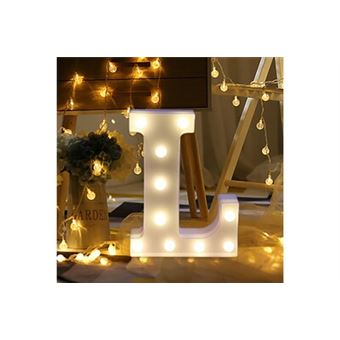 Télécommande alphabet lettre lumières led light up lettres en plastique ...