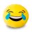 Coussin Émoticône smiley lol - mdr (mort de rire) - jaune - Achat ...