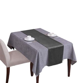 LINFE Nappe de table luxueuse et raffinée, texture velours, tombant ...