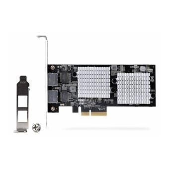 StarTech.com 2-Port 10Gbps PCIe Network Adapter Card, Network Card for ...