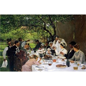 Albert Auguste Fourié Poster Reproduction - Un Repas De Noces À Yport ...