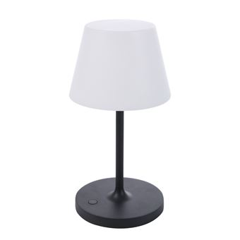 Lampe table extérieure - LED - Noir - Rechargeable - IP44 - Alpha ...