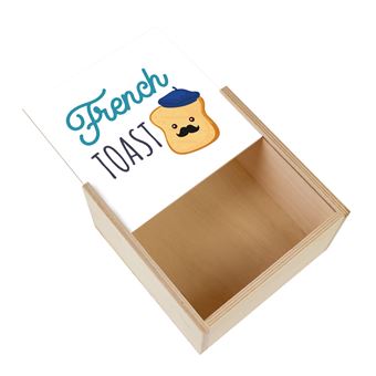 Boite Coffret en Bois - Fabulous - French Toast (11 x 11 x 3,5 cm ...