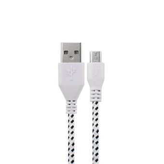 Cable Tresse 1m pour Manette Playstation 4 PS4 Chargeur Connecteur ...