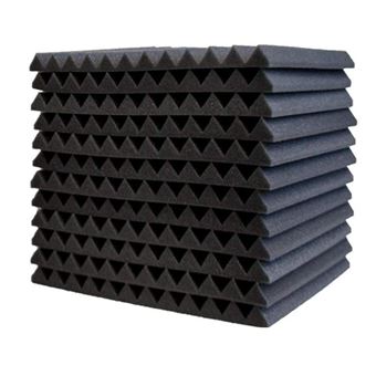 Mousse Insonorisante 30x30x2.5cm 12Pc Noir MK126 - Accessoire Audio ...