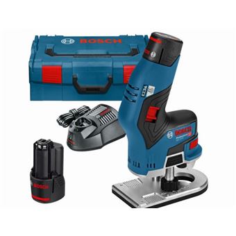 Bosch Professional Affleureuse sans fil 06016B0000 GKF 12V-8 + 2 ...