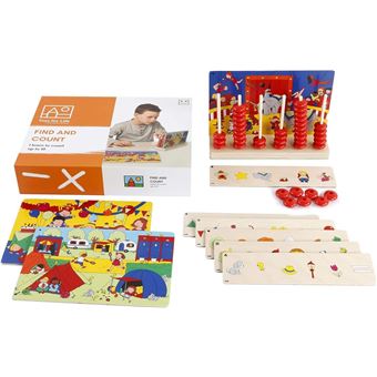 Apprendre à compter - Trouver et compter - jeu Montessori - Autre jeux ...