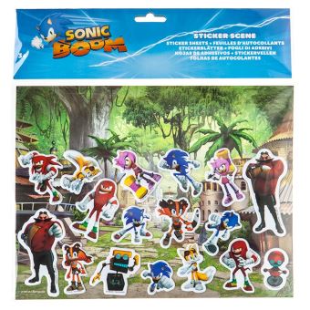 stickers mousse Sonic Boom junior 17 pièces - Autocollant et sticker ...