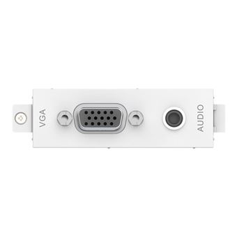VISION TechConnect 3 VGA+3.5mm module - Plaque modulaire enclenchable ...