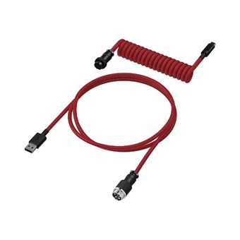 HyperX - Câble USB - 1.37 m - bobiné - rouge, noir - Câbles USB - Achat ...