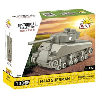 Cobi 3089 - Mini char M4A3 Sherman (Jeu de Construction) - Autres jeux ...