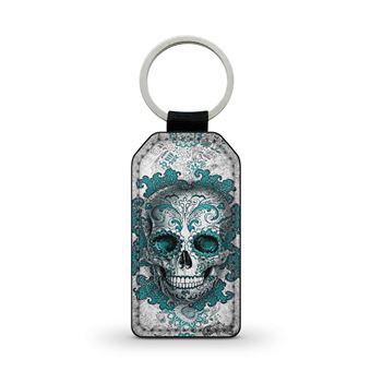 Porte-clé Skull tete de mort satan diable gothique Hard rock Satanique ...
