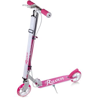 Trottinette grande roue Laura RAVEN Enfant Mixte Glisse urbaine Blanc ...