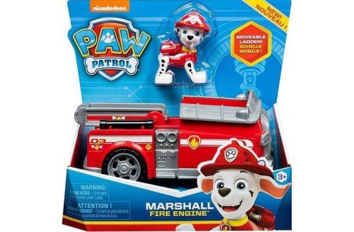 Pat patrouille chien marcus + camion pompier rouge grand echelle ...