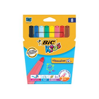 BIC KIDS Feutre Visacolor, étui en carton de 8 - Feutre - Achat & prix ...