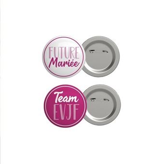 Badge future mariée et 5 badges team EVJF enterrement vie jeune fille ...