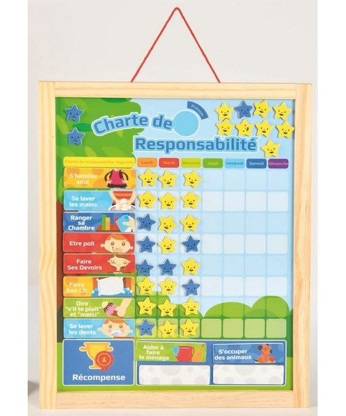 Tableau Magnétique De Responsabilité Pour Enfants - Autres Jeux ...