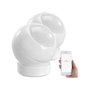 Luminea Home Control : 2 capteurs de mouvement PIR et de luminosité ...