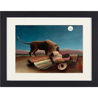 Henri Rousseau Poster De Collection Encadré - La Gitane Endormie, 1897 (30x40 cm) - Achat & prix ...