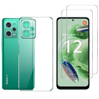 Coque pour Xiaomi Redmi Note 12 5G et 2 Verres Trempé Film Protection ...