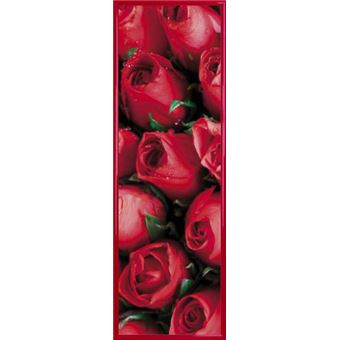 Poster Reproduction Encadré: Roses - Roses Rouges, Mer De Fleurs (91x30 ...