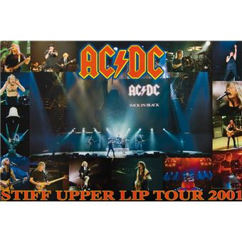 AC/DC Poster - Stiff Upper Lip Tour 2001 (61x91 cm) - Achat & prix | fnac