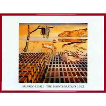 Poster Reproduction Encadré: Salvador Dali - La Désintégration De La ...