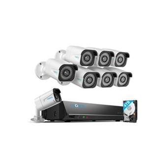 Kit de vidéosurveillance 8mp détection de personne et véhicule 4k ...