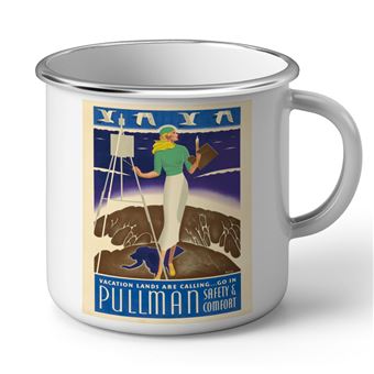Fabulous Mug en métal émaille Pullman Train Affiche Poster Vintage ...