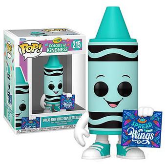 Figurine Funko Pop! N° - Crayola - Teal Crayon (kindness) - Figurine de ...