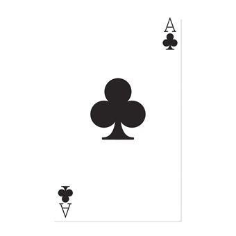 STAR CUTOUTS Figurine en carton Carte à jouer As de trèfle - H 154 cm - Achat & prix | fnac