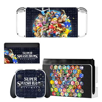 -0€01 sur Autocollant Sticker Skin de Protection pour Nintendo Switch OLED, Super Smash Bros ...
