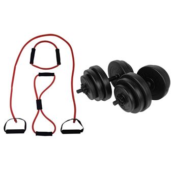 Tunturi - Ensemble de fitness - 2 Haltères - total 28 kg & Set ...