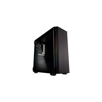 Boitier Pc Gaming Tour E-ATX Kolink Refine RGB avec panneau vitré Noir ...