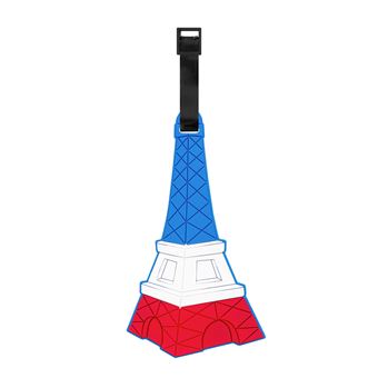 Etiquette de bagage - Ani-luggage Tower bleu blanc rouge - Pylones ...