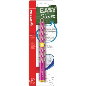 STABILO EASYgraph S HB rose L 2 pièces - Autres jeux d'éveil - Achat & prix | fnac