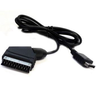 Alpexe RGB SCART Câble Câble TV AV pour Playstation PS1 PS2 PS3 One ...