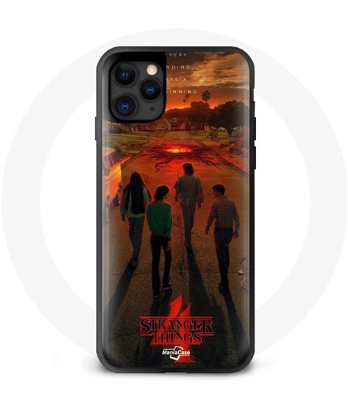 Coque pour Iphone 12 Pro Max Stranger Things Saison 4 Affiche Art ...